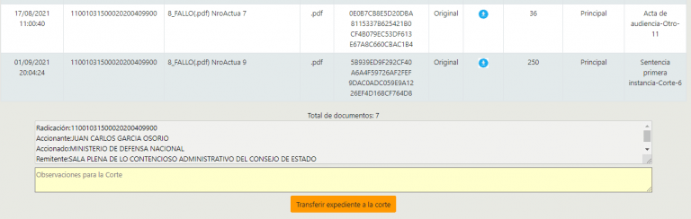 Salida o terminación de un proceso – Manual para servidores judiciales